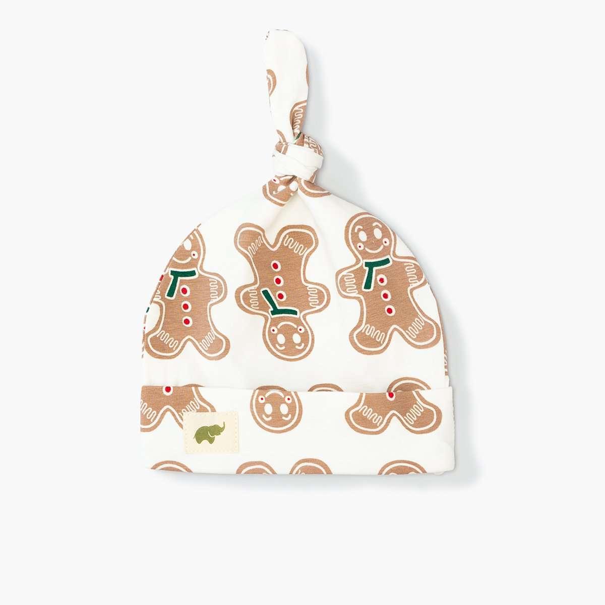 Top Knot Cap - Gingerbread Cookie – Gentle Nursery Shop