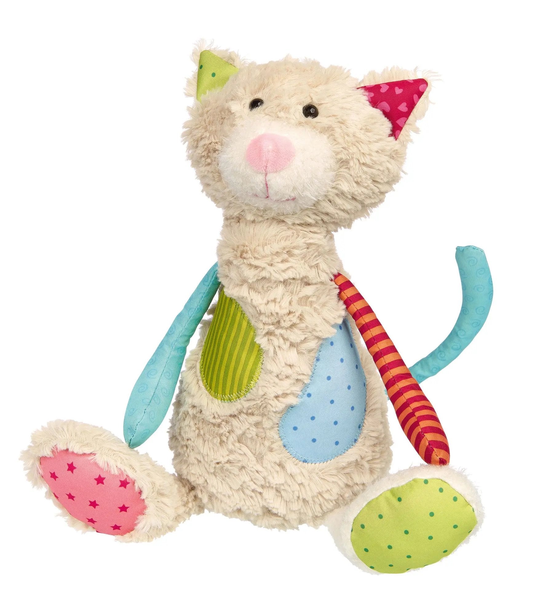 Patchwork Cat Plush Toy – Gentle Nursery Shop