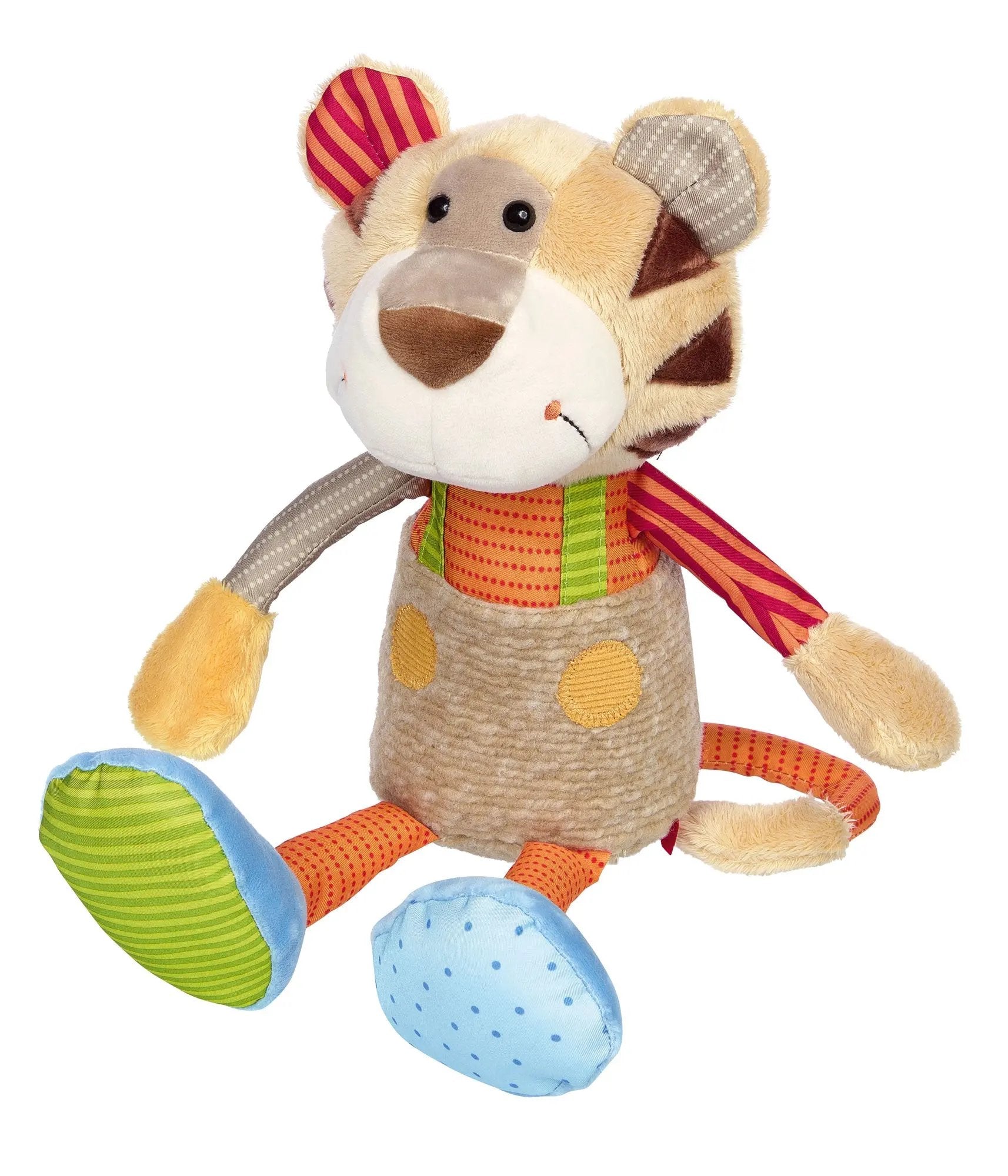Patchwork Tiger Plush Toy – Gentle Nursery Shop