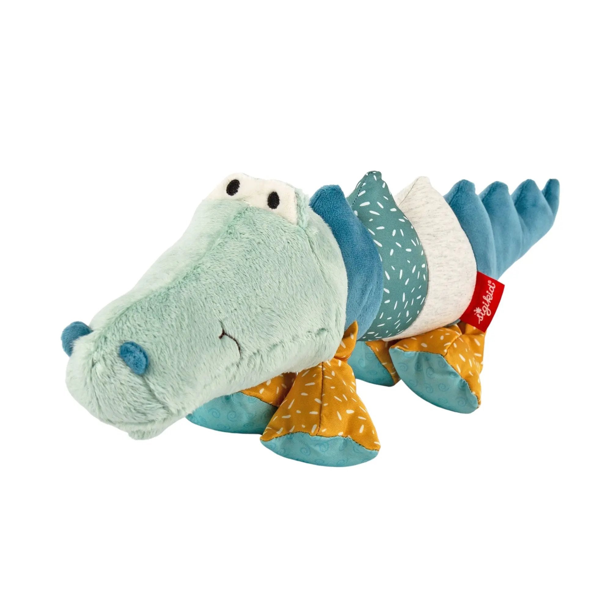 Patchwork Crocodile Plush Toy – Gentle Nursery Shop