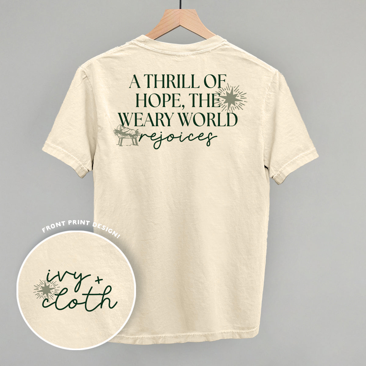 The Thrill Of Hope, The Weary World Rejoices (Back Print) – Gentle ...