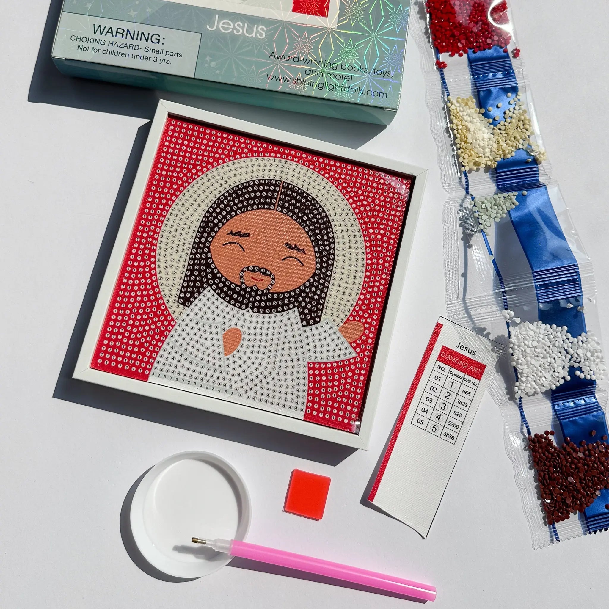 Gem Art Craft Kit Jesus – Gentle Nursery Shop