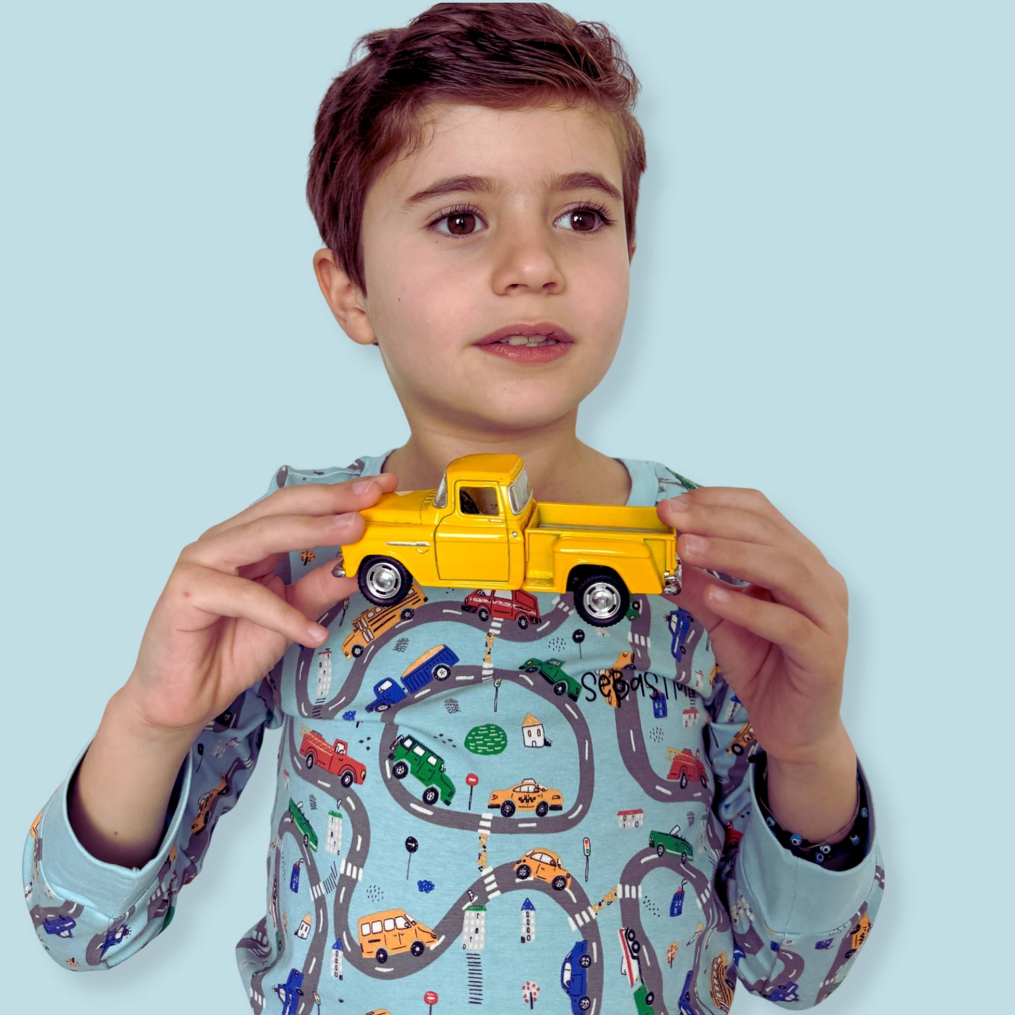 Organic Kids Pajamas - Cars – Gentle Nursery Shop