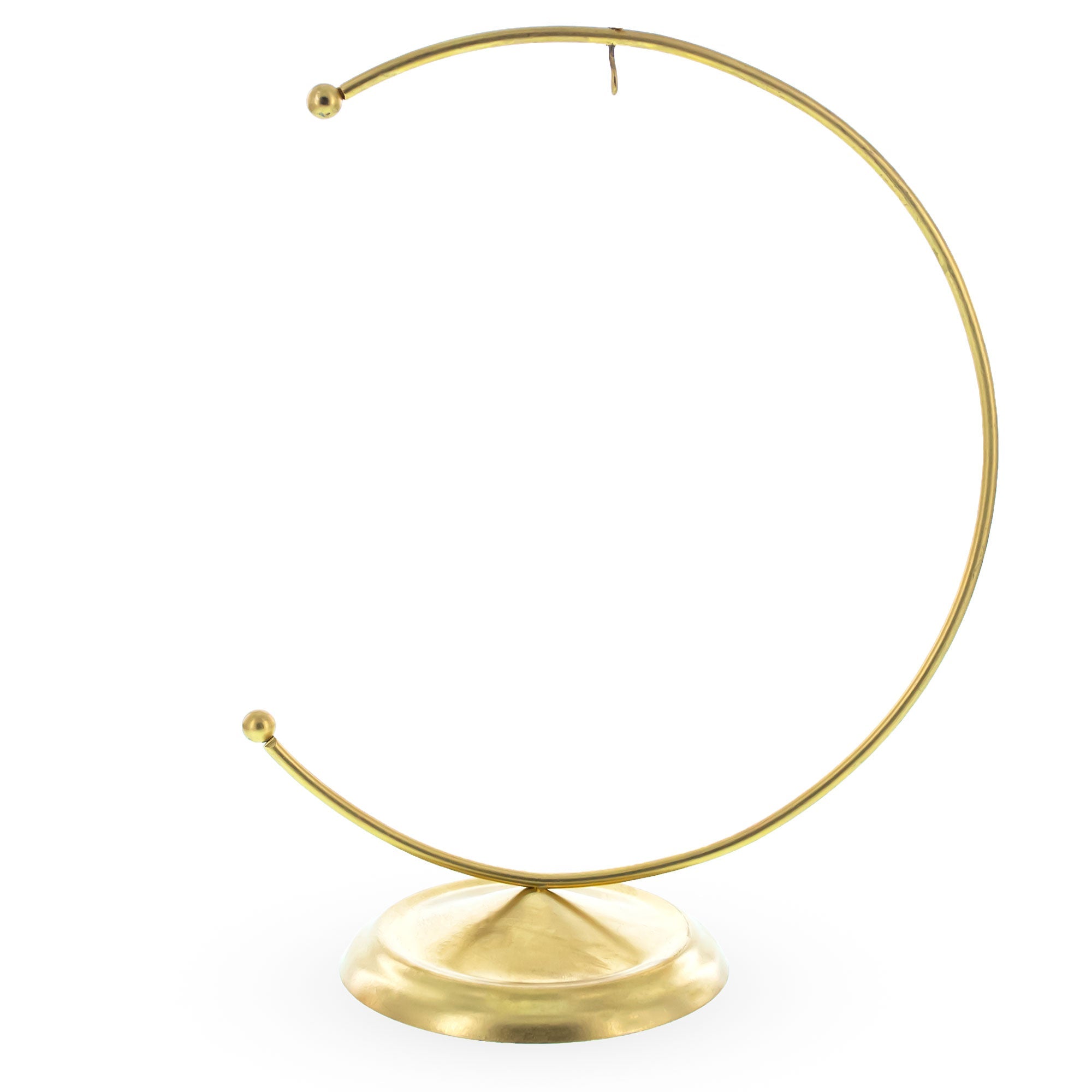 Crescent Moon Gold Metal Ornament Display Stand 8.8 Inches (Poland ...