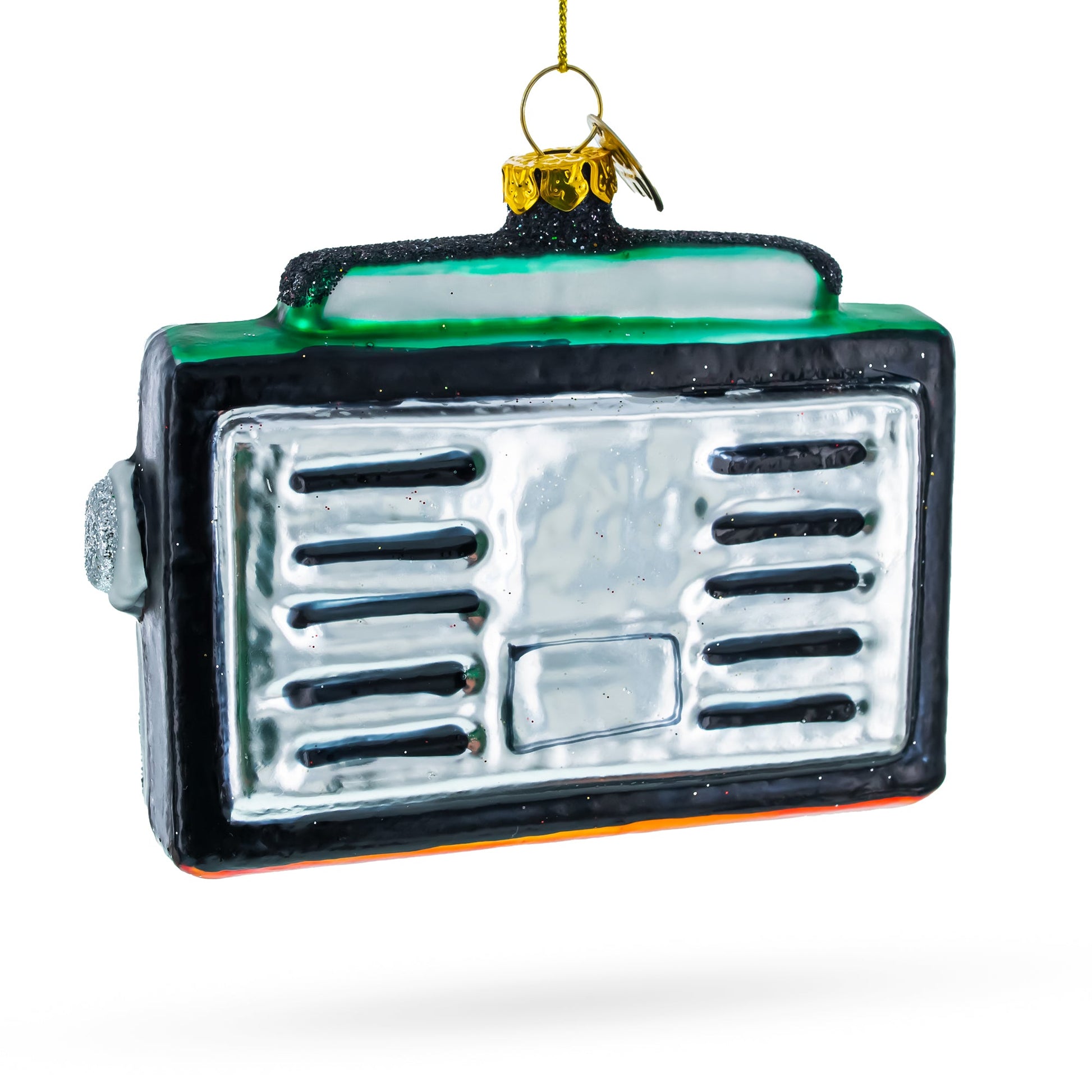 Vintage Cassette Player Boombox Glass Christmas Ornament – Gentle ...