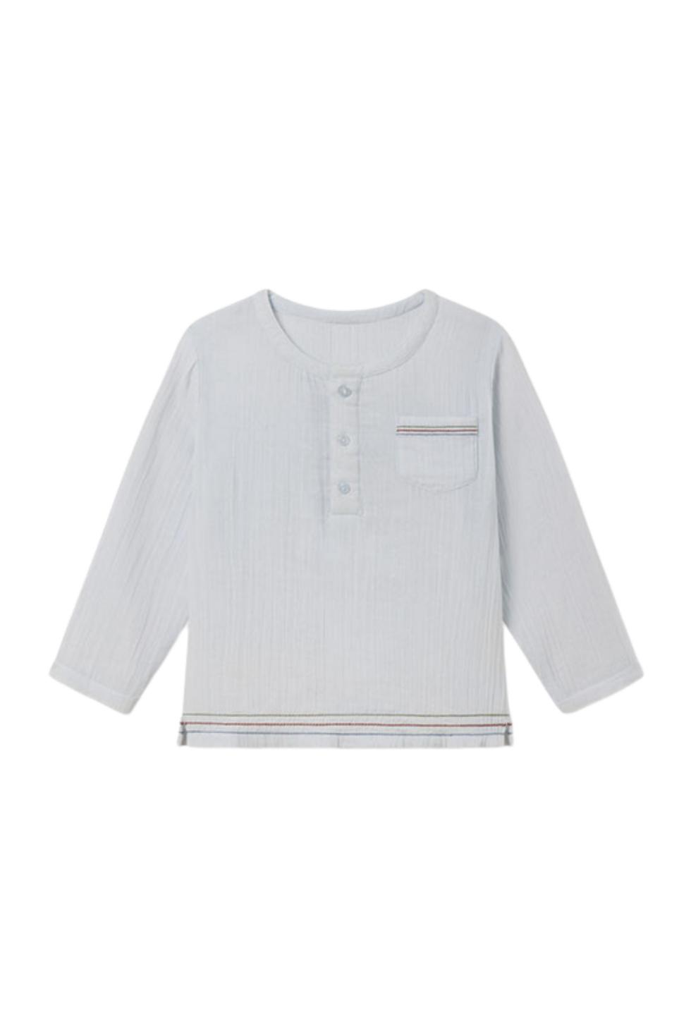 David Top in Hinting Blue – Gentle Nursery Shop
