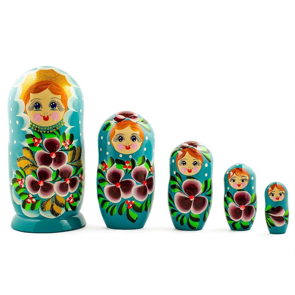 Set of 5 Alla Nesting Dolls 7 Inches – Gentle Nursery Shop