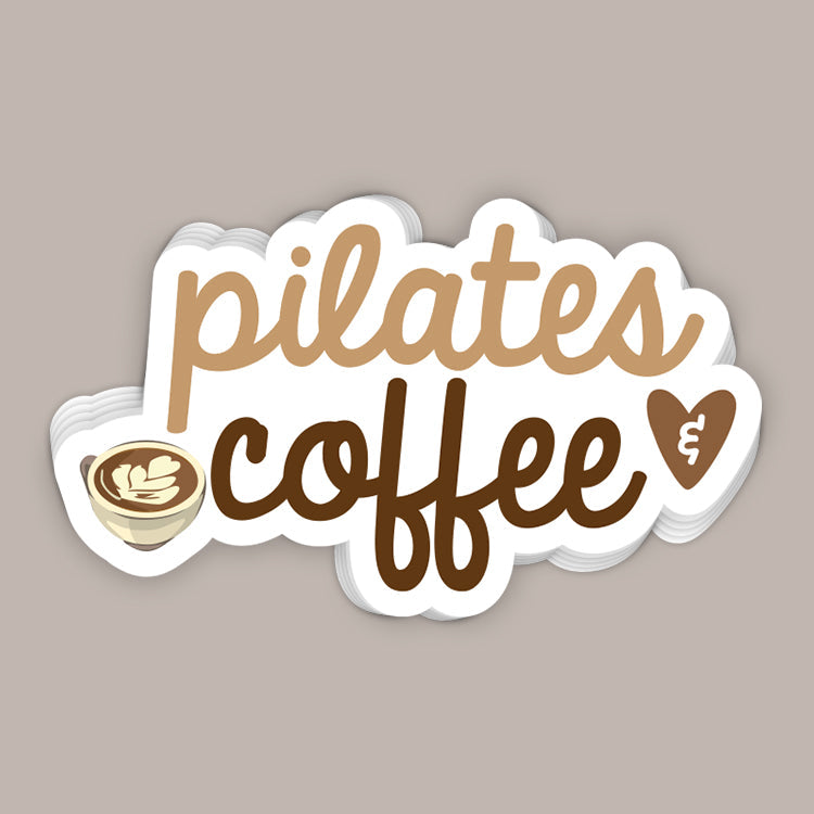 Pilates & Coffee Decal – Gentle Nursery Shop
