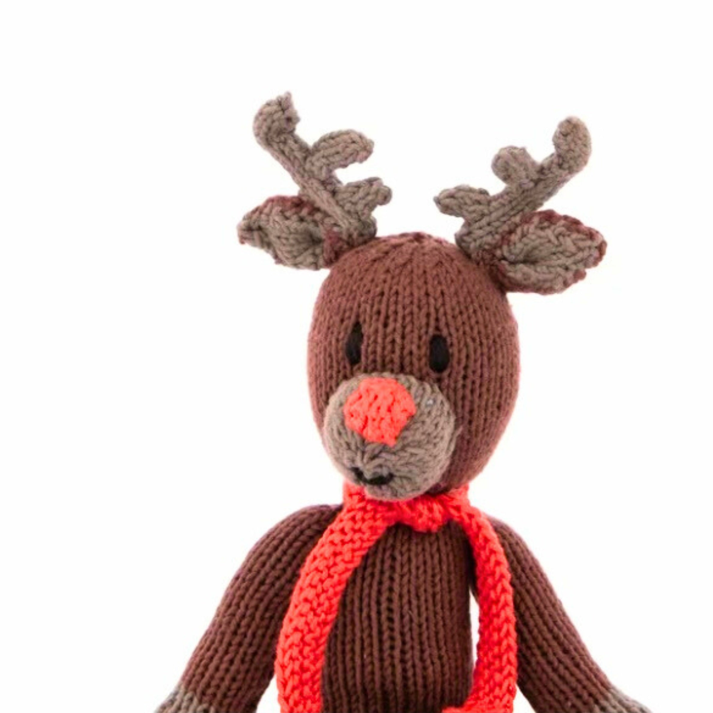 Knit Buddy | Juniper the Reindeer – Gentle Nursery Shop